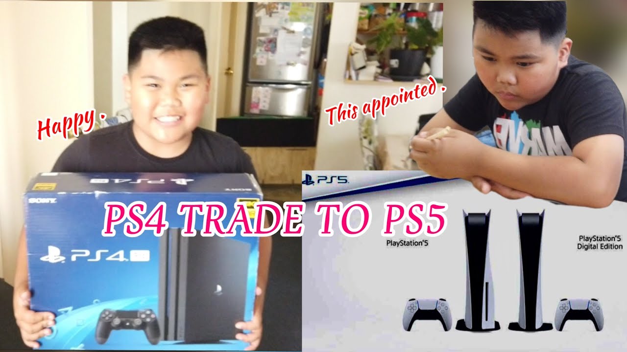 PS4 TRADE TO PS5 - no stock ps5 | mukbang ramen | family bonding - YouTube