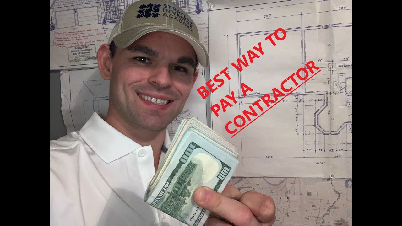 How To Pay A Contractor - YouTube