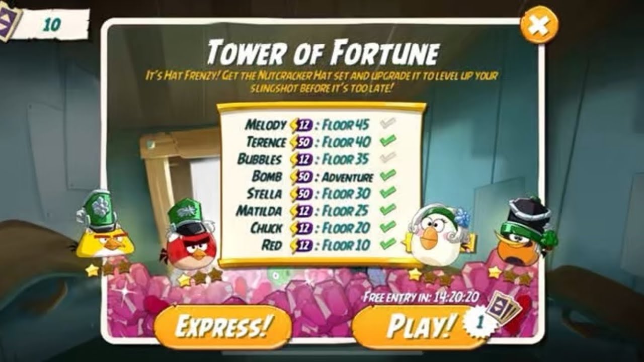 Express Ticket - Tower of Fortune : Last Day Hats Event. 13/01/2025 ab2 ...