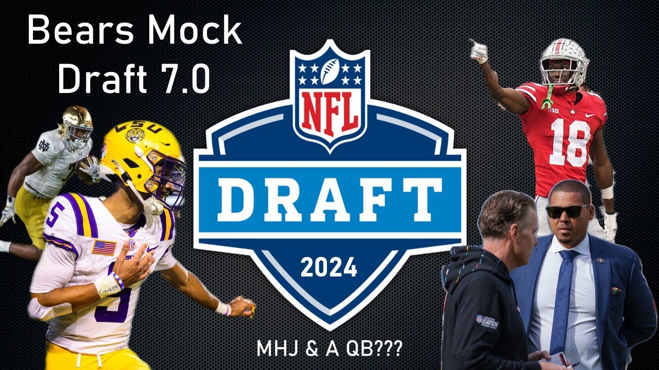 Chicago Bears Mock Draft 7.0 - YouTube