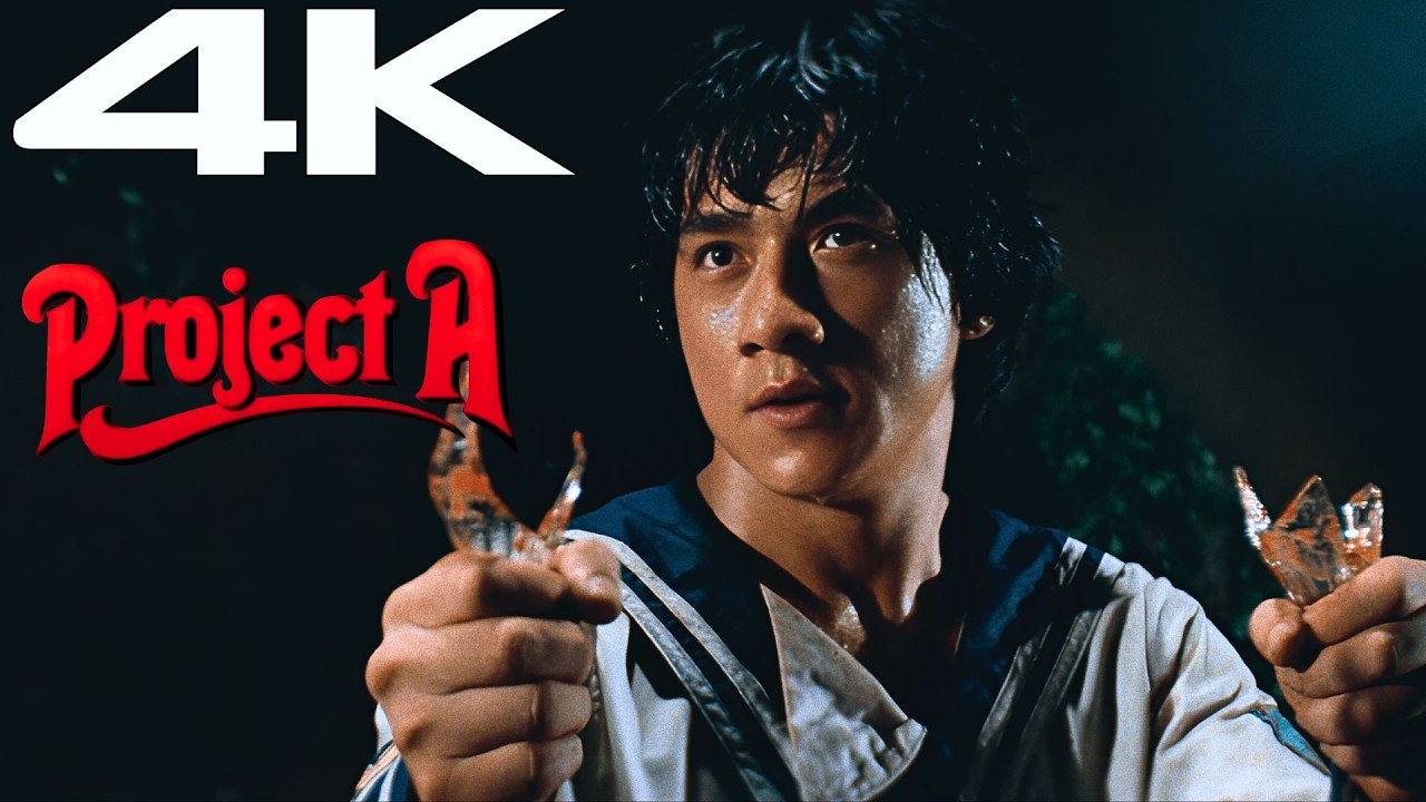 Jackie Chan, Yuen Biao "Project A" (1983) in 4K // HK Police vs Marine ...