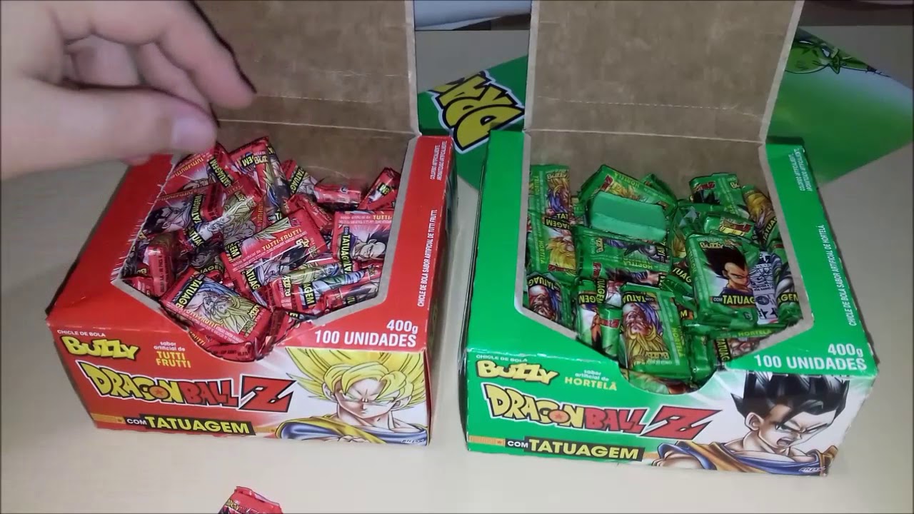 Achei as Figurinhas do Dragon Ball Z do Chicle de Bola Buzzy !! - YouTube
