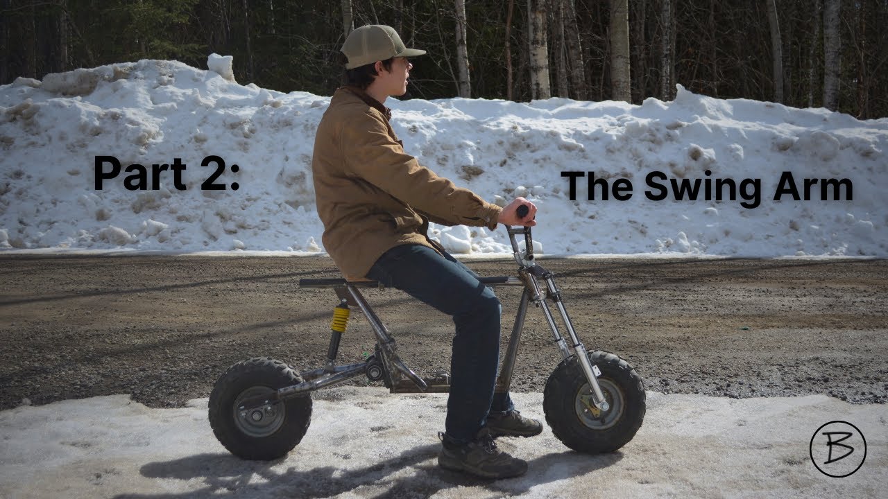 It's a Rolling Frame! Full Suspension Mini Bike Pt 2 - YouTube