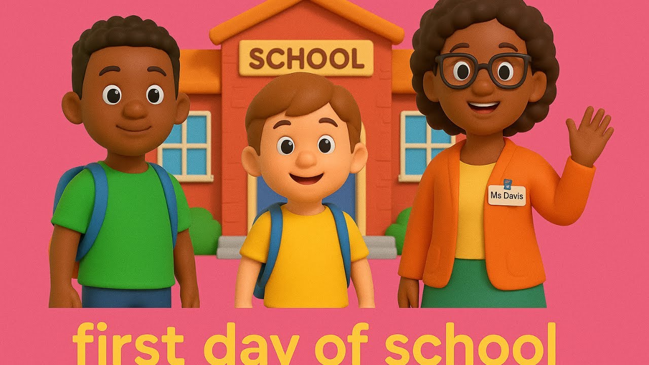 First Day Of School For Kids | Kids Learning Classroom - YouTube