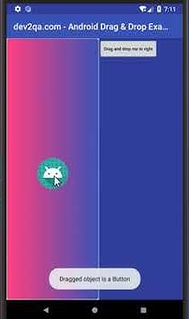 android drag and drop example - YouTube