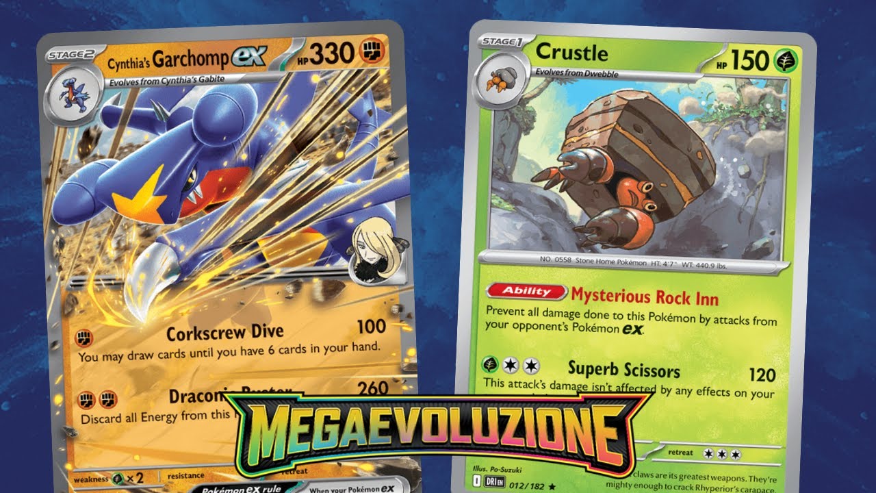 TESTING GARCHOMP EX & CRUSTLE #megaevoluzione #pokemontcglive - YouTube