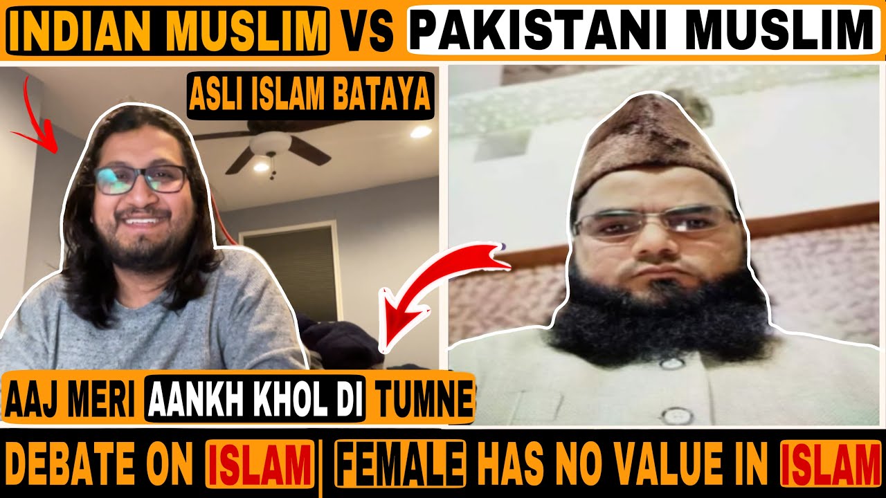 Pakistani 🇵🇰 Muslim Vs Indian 🇮🇳 Muslim | Omegle | Debate On ISLAM ...