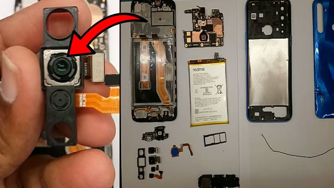 Realme 5 RMX1911/ Full Disassembly/camera teardown. - YouTube