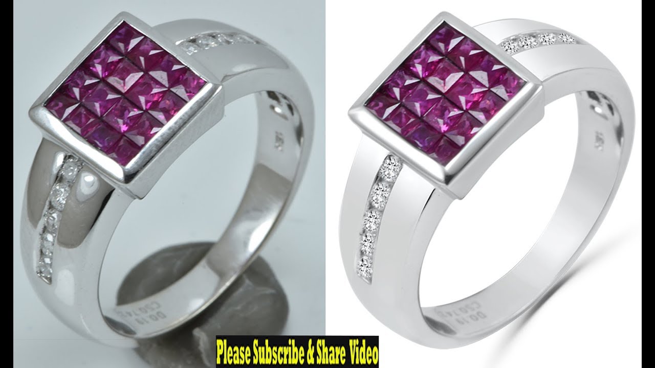 jewelry retouching tutorial in Photoshop - YouTube