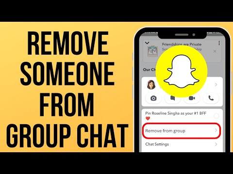[2023] How to Remove Someone From Group Chat in Snapchat? - YouTube