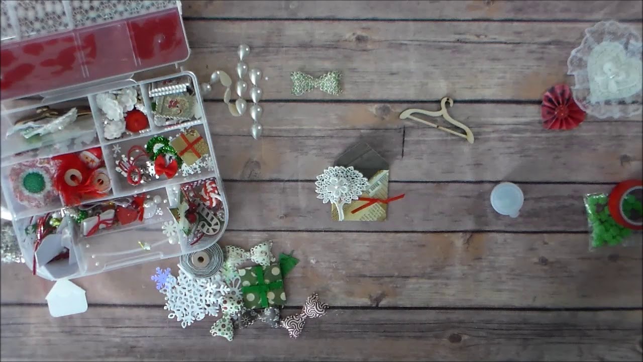 Embellishments made from an embellishment box!!! Pt 6 - YouTube