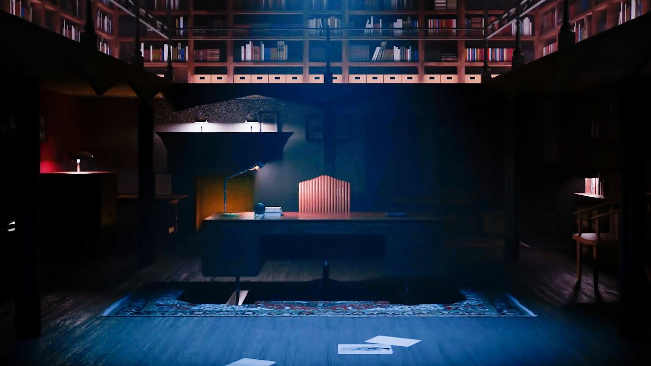 Fantasy Ambiance - Hannibal's Office (drawing, fireplace, music ...