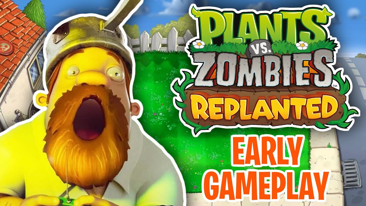 PvZ Replanted Early Gameplay Footage - YouTube