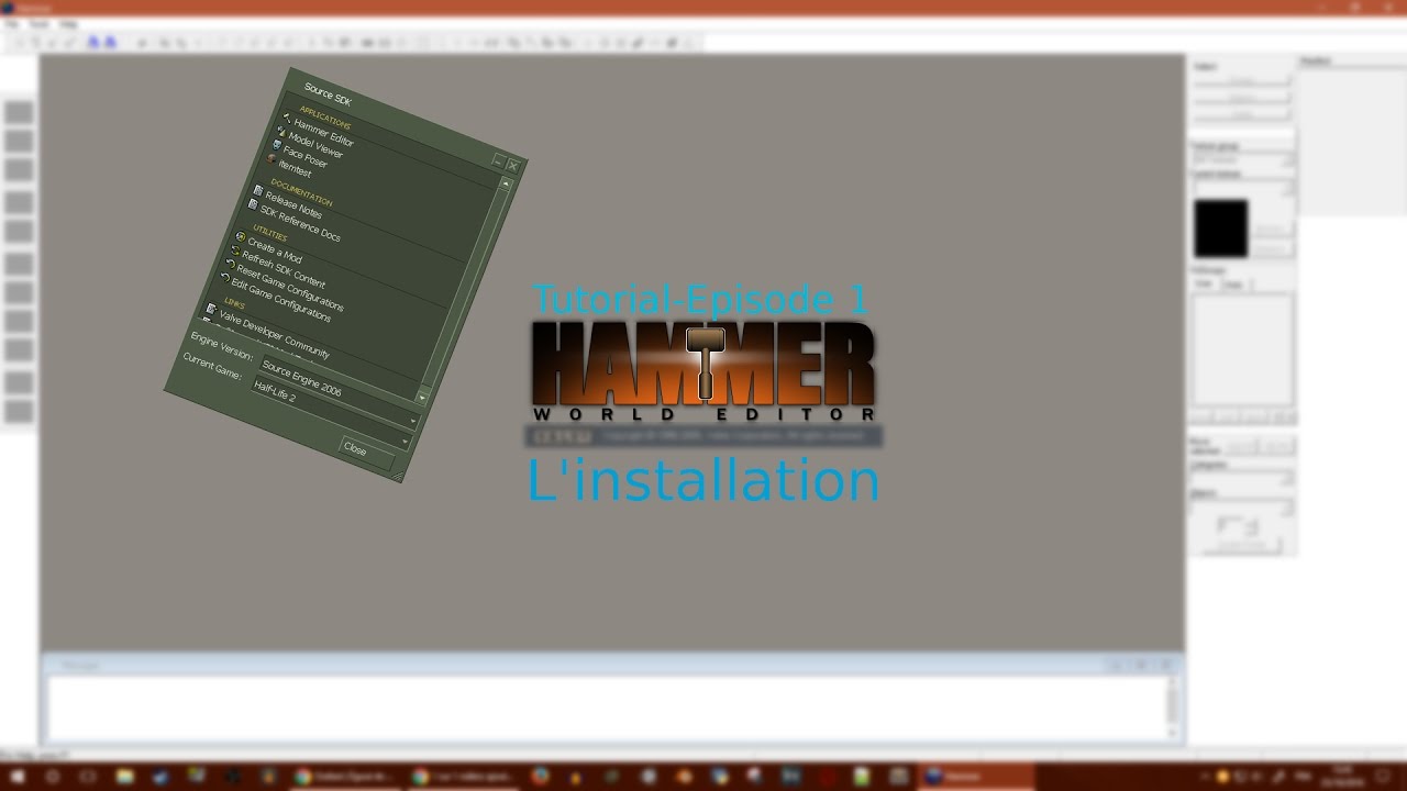 [Tutorial]Hammer tutorial•Episode 1•L'installation•[FR] - YouTube