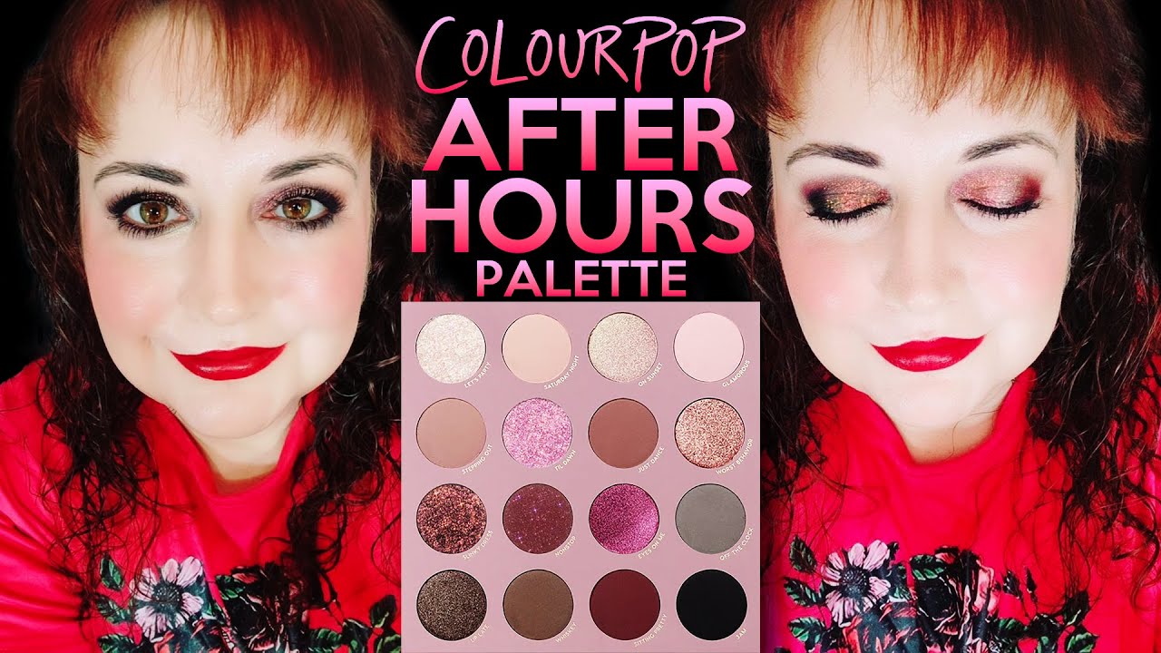 NEW!!! Colourpop After Hours Palette Review and Tutorial - YouTube