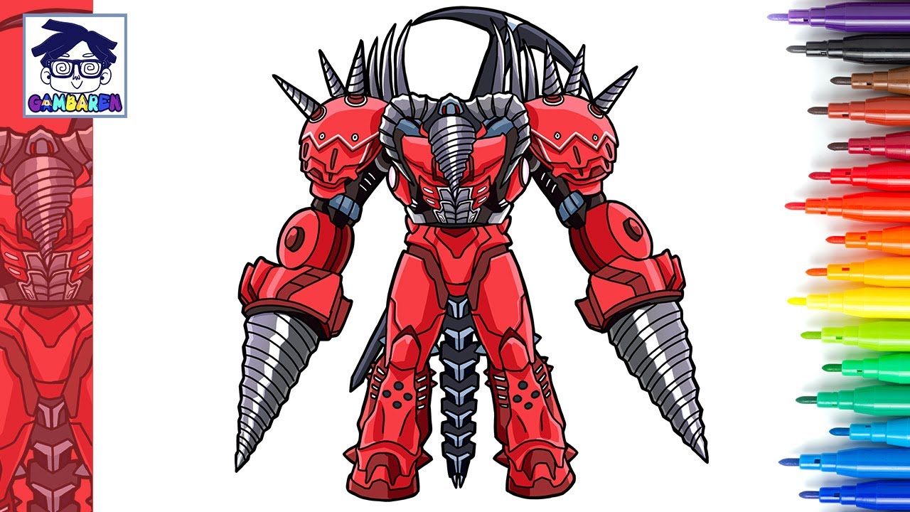 Cara Menggambar New Upgraded Titan Drillman Skibidi Toilet Multiverse ...