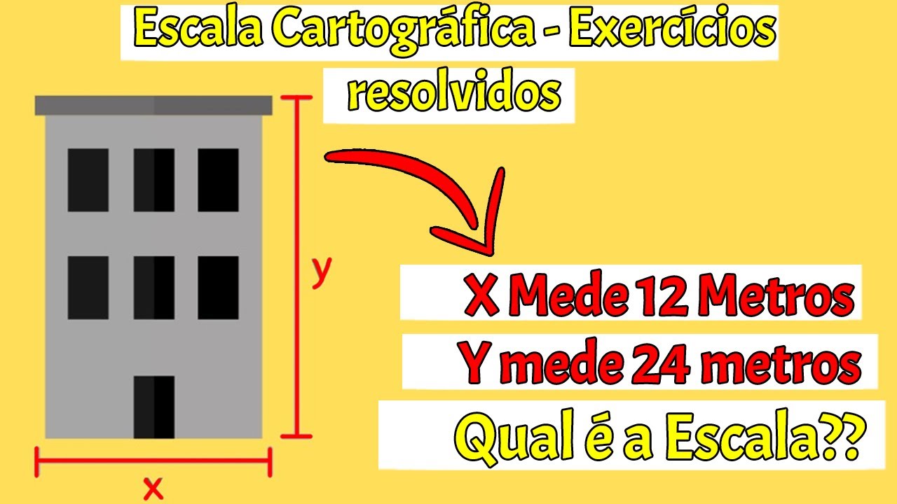 Exercícios Escala Cartografica Resolvidos e Comentados - YouTube