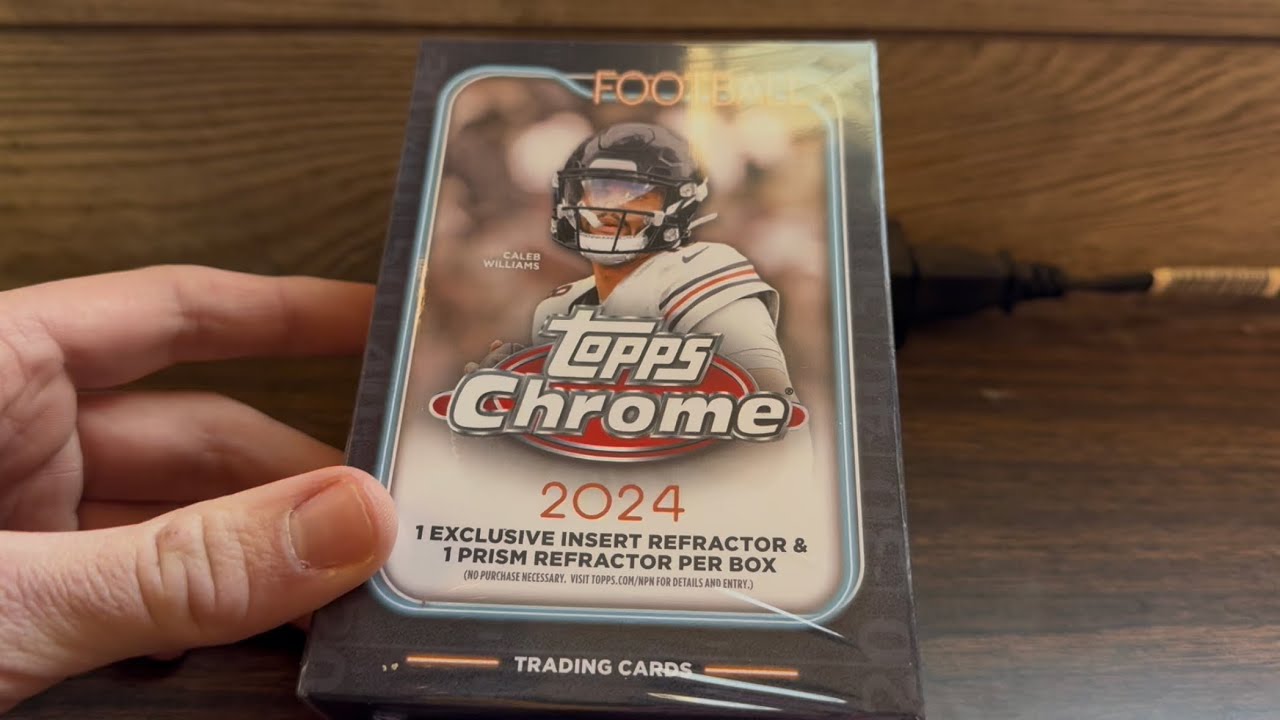 HANGERS ARE AWESOME!!! Opening one 2024 Topps Chrome Football Hanger ...