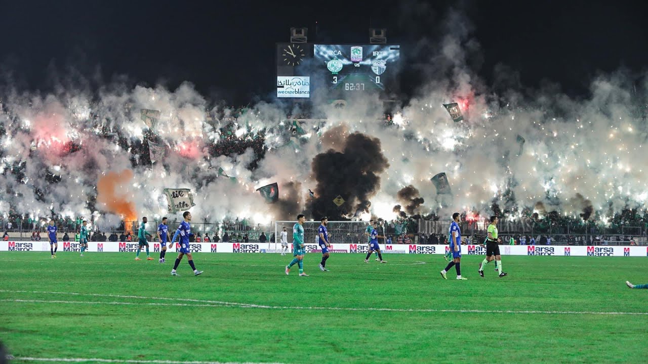 The best fans I have ever seen - Curva sud of Raja Casablanca 🔊🔊🔊🔥🔥🔥🔥🇲🇦 ...