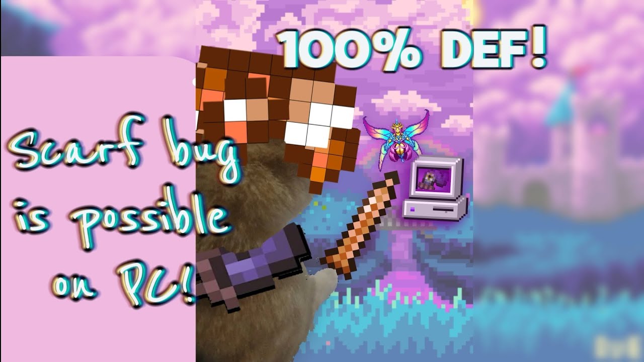 BUG do Worm Scarf no PC! - Terraria - YouTube