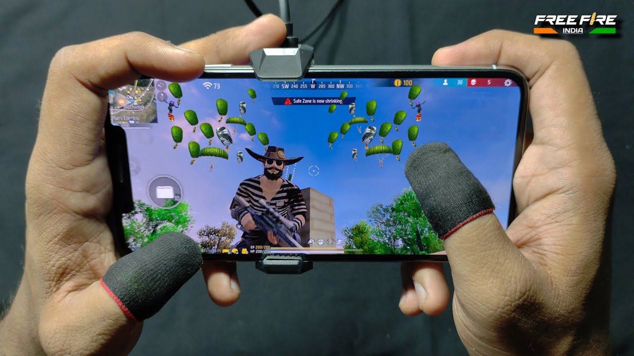 iPhone Xs Max Free Fire Gameplay Handcam🔥Solo vs Squad Full Ranked ...