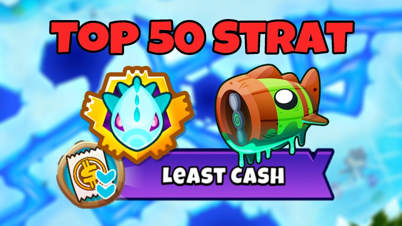Least Cash Bloonarius Strategy || Top 50 || Frozen Over BTD6 - YouTube