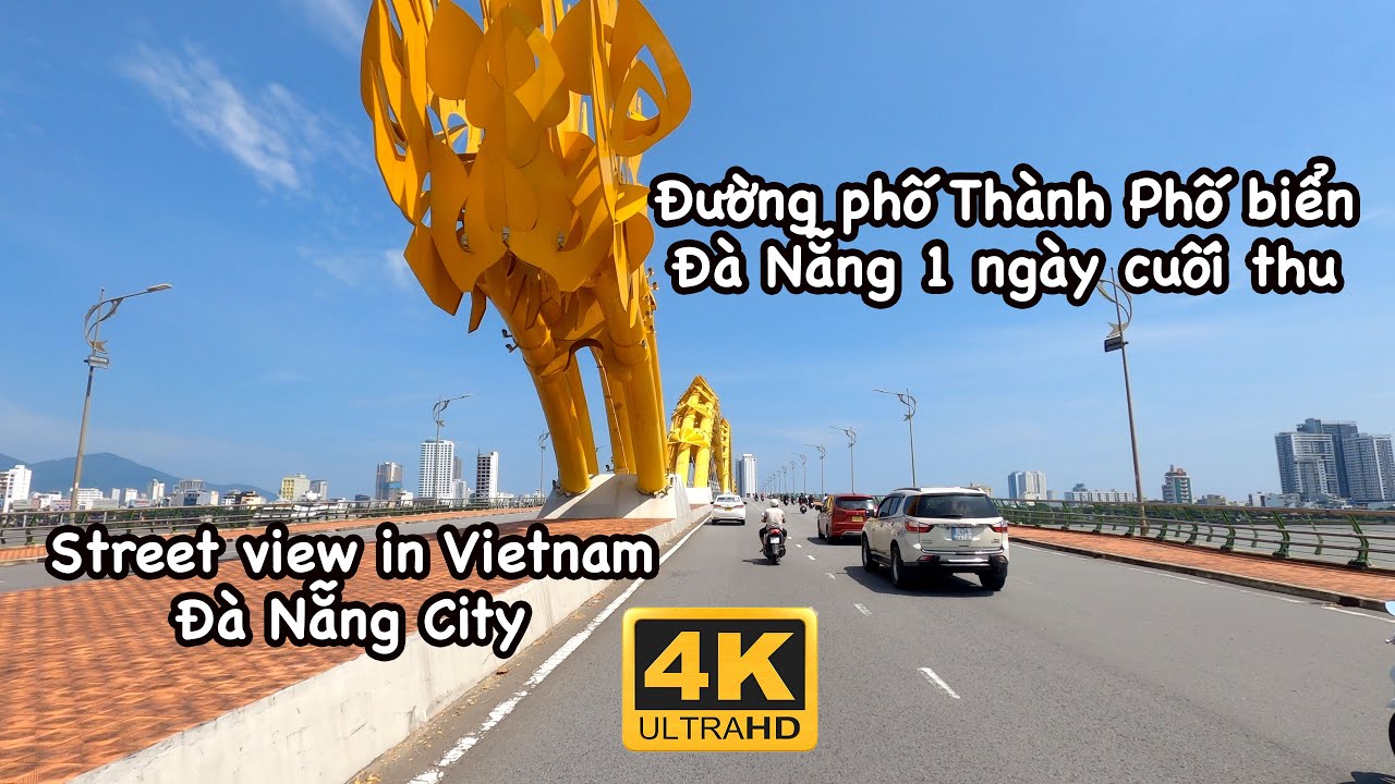 Streets of Da Nang, the most beautiful coastal city in Vietnam in ...