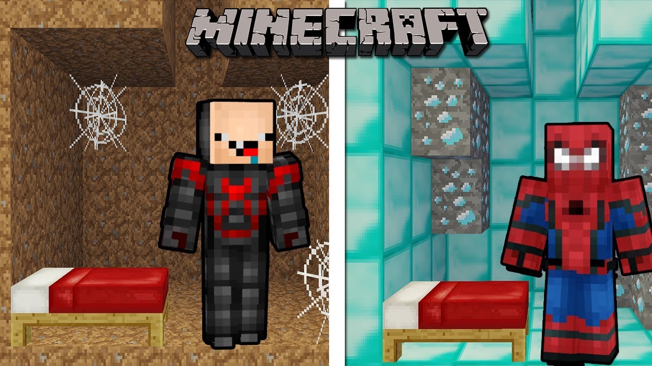 NOOB SPIDERMAN vs. PRO SPIDERMAN in MINECRAFT! - YouTube