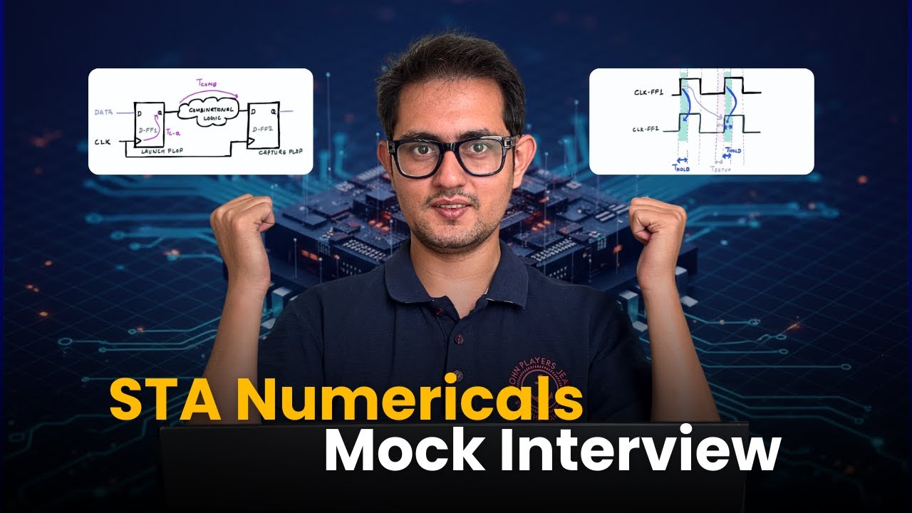 STA Numerical Based Questions Mock INTERVIEW | Best VLSI Training ...
