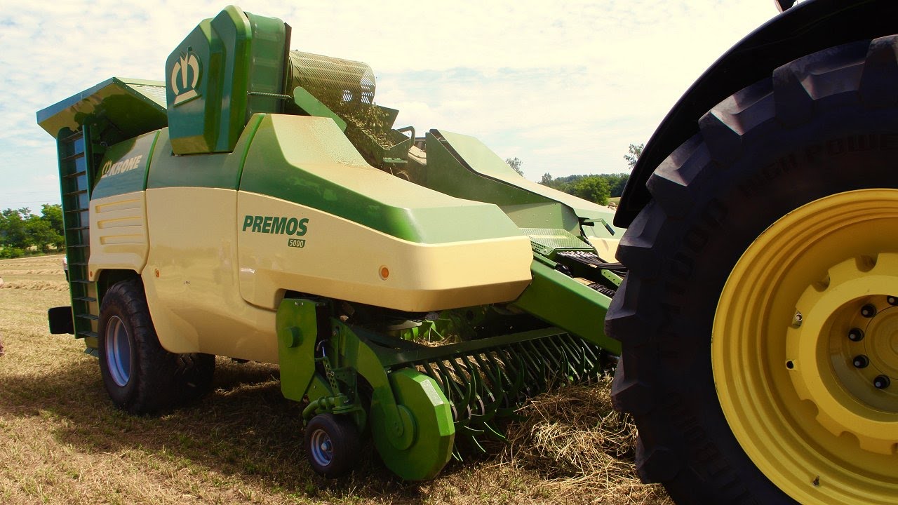 Krone Premos 5000 mobiele pellet oogstmachine stro Trekkerweb Pellet ...