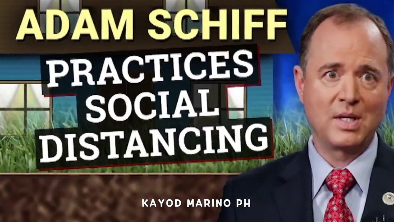 Adam Schiff practices social distancing (Parody) - YouTube