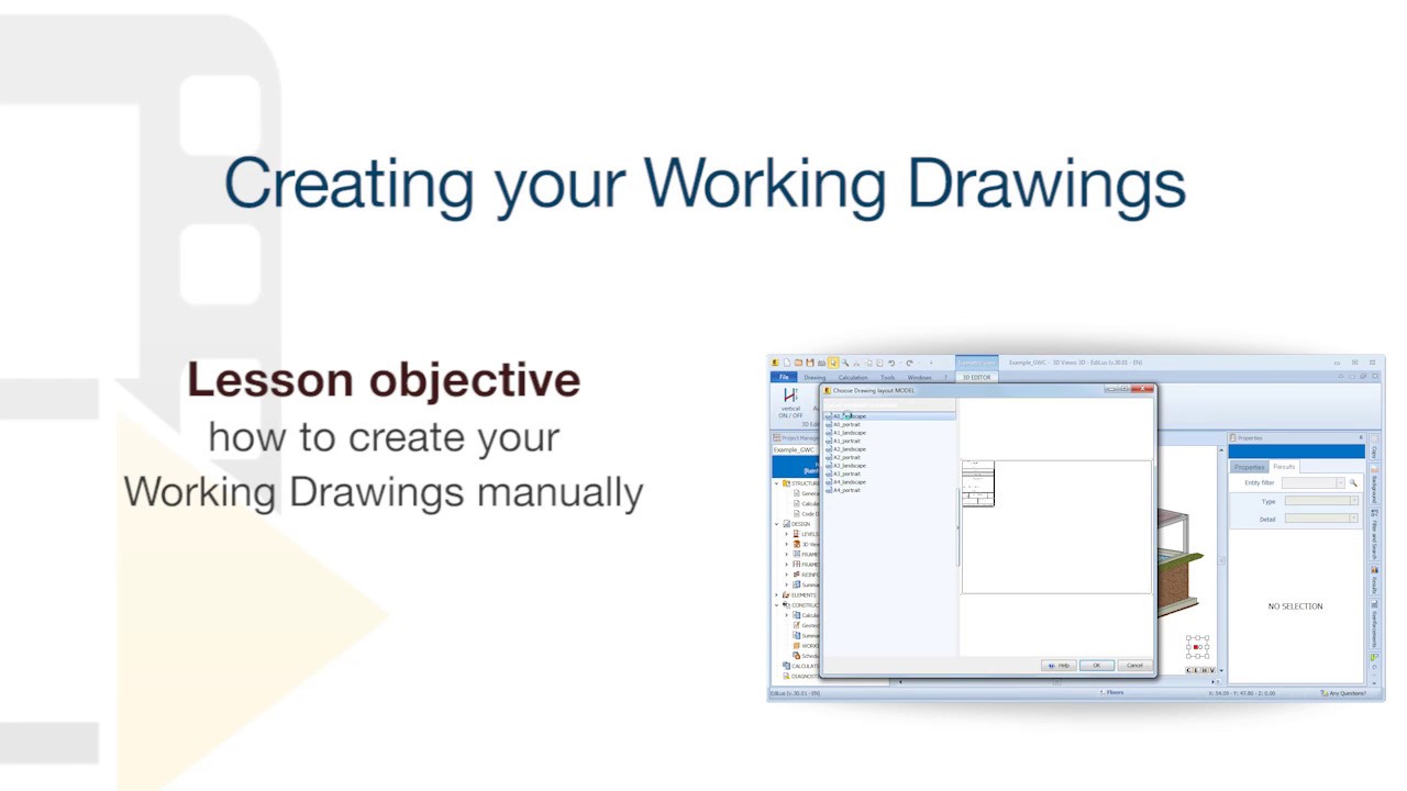EdiLus Tutorial - The drawing models - ACCA software - YouTube