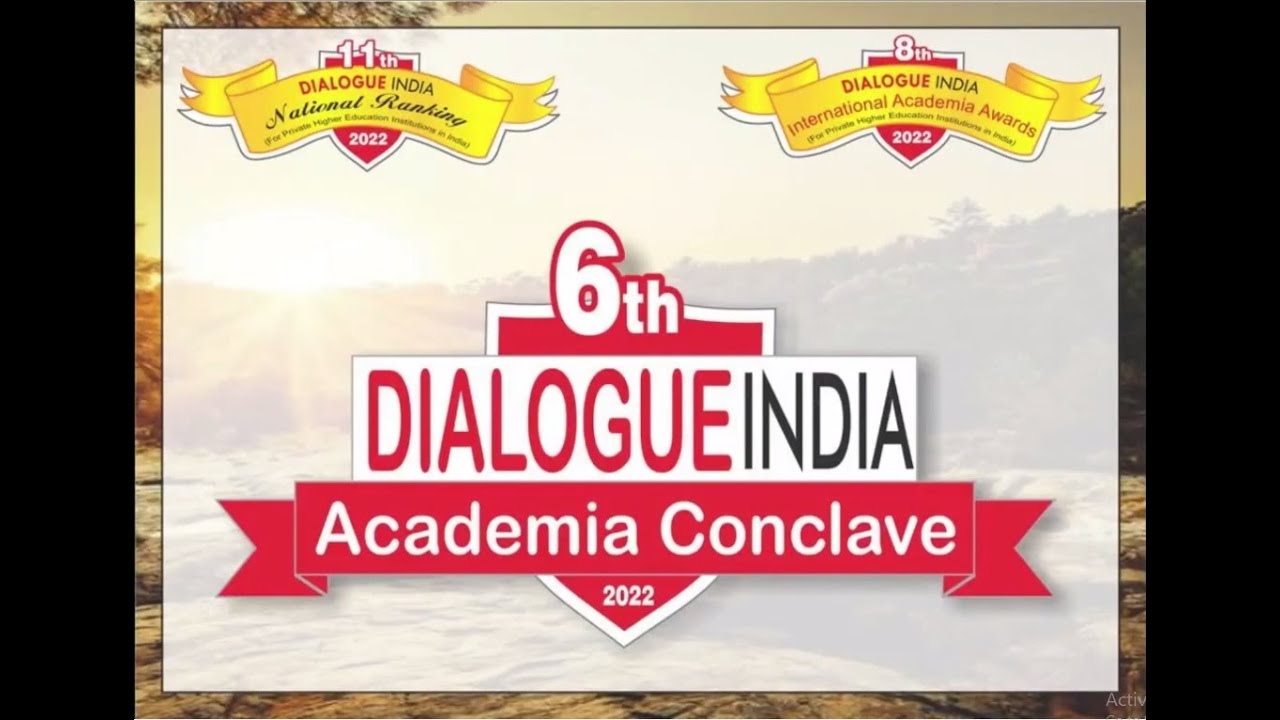 Journey of The Dialogue India Academia Conclave & Int Awards 2022 - YouTube