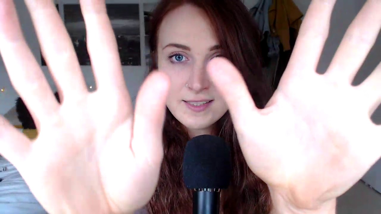 ASMR Slow Hand Movements/Whispers/Shushing - YouTube