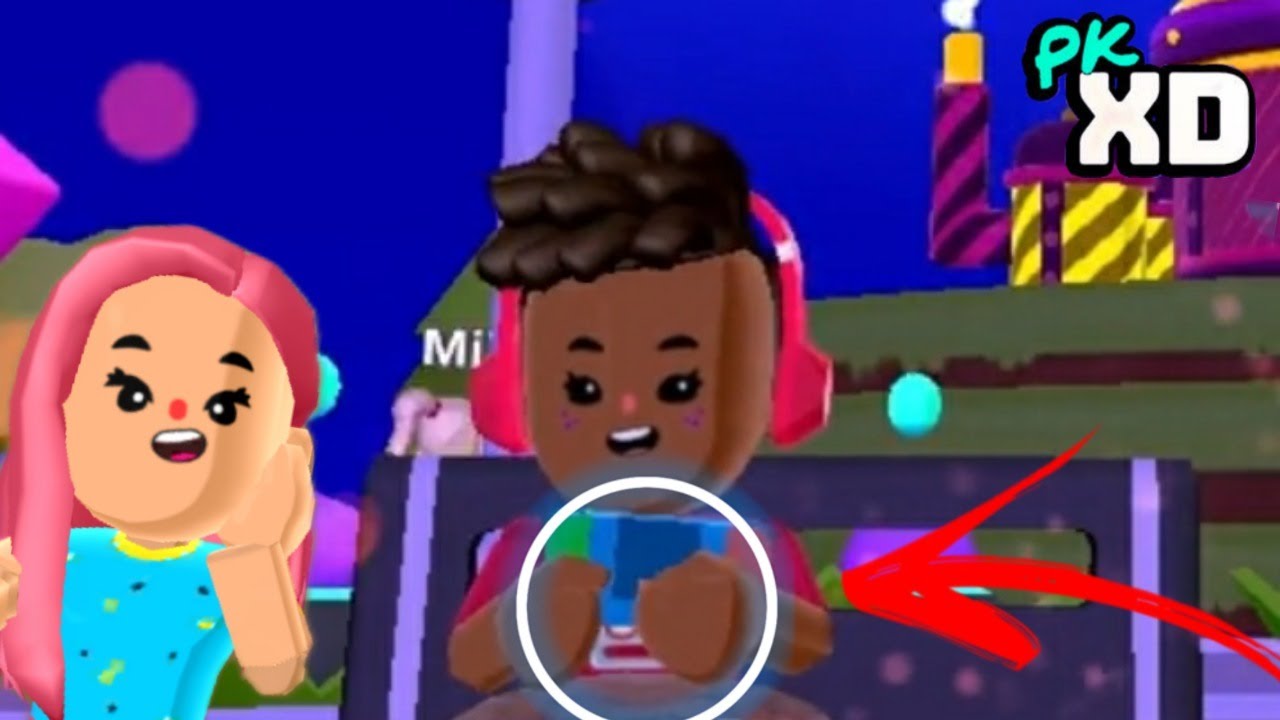 PK XD NOVO MINIGAME l A MAXINE DEU UM PRESENTE GAMER PARA JENNY - YouTube