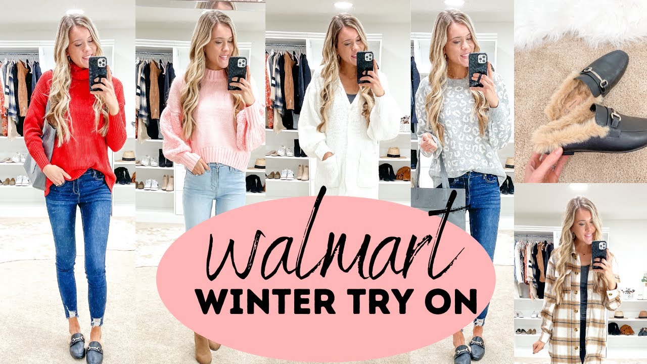 Huge Walmart Winter 2021 Clothing Haul | Walmart Winter Clothing - YouTube