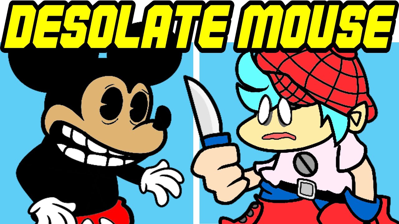 Friday Night Funkin' VS Suicide Mouse (Desolate Walk) (FNF Mod) - YouTube