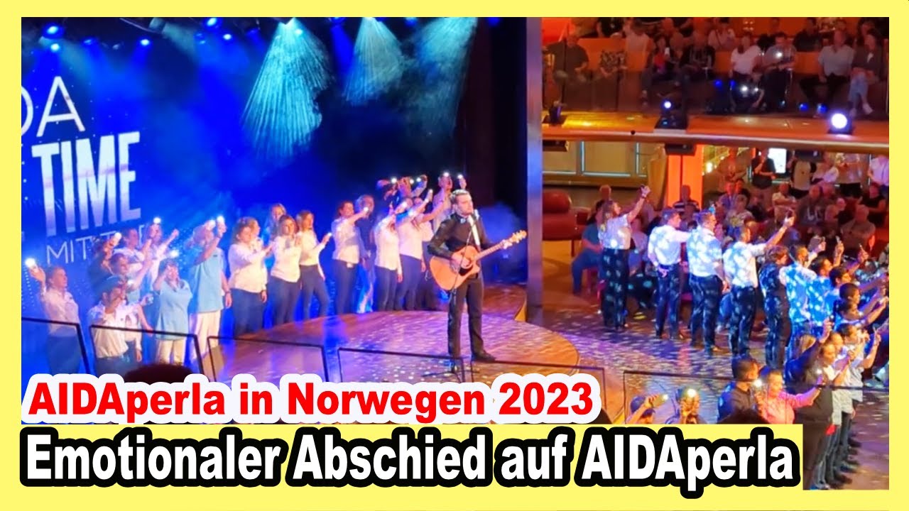 AIDA: Emotionaler Abschied auf AIDAperla 🛳 (Norwegen Kreuzfahrt 2023 ...