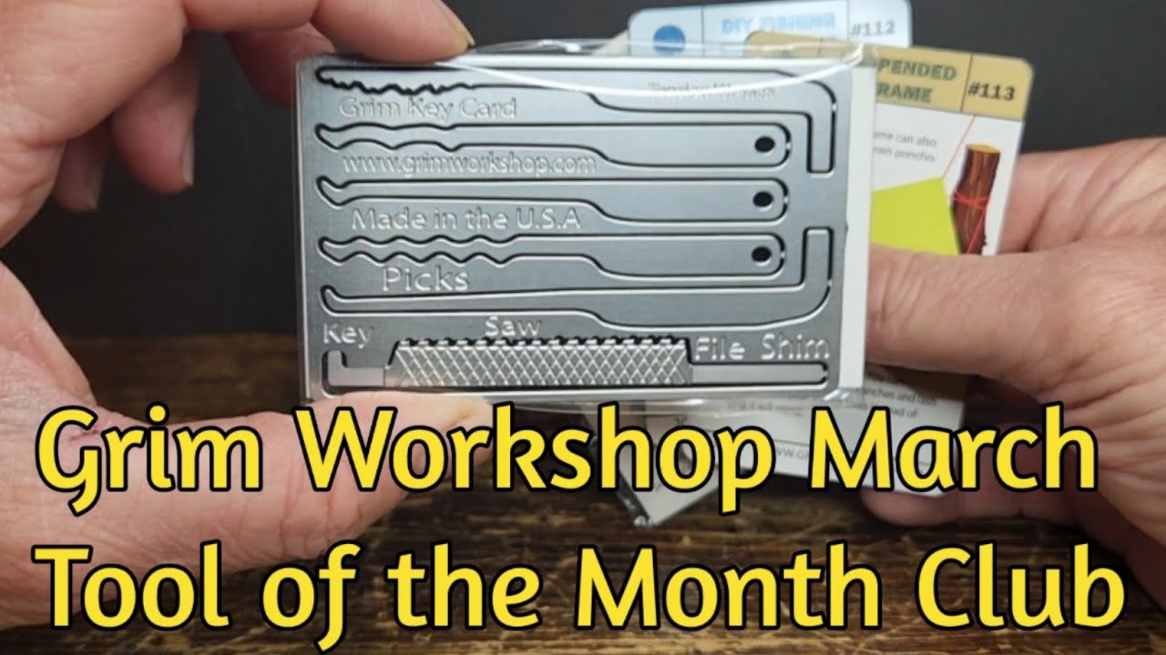 Grim Workshop March Tool of the Month Club - YouTube