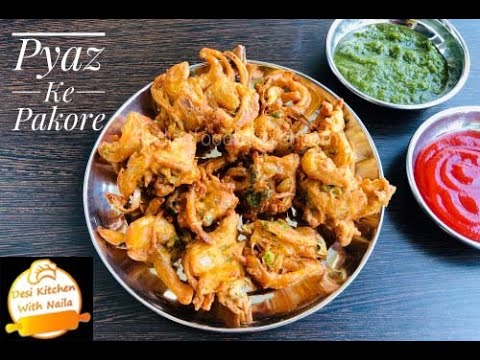 Hyderabadi Piyaaz Kay Pakoray || Onion Pakoray || Hyderabadi Snacks ...