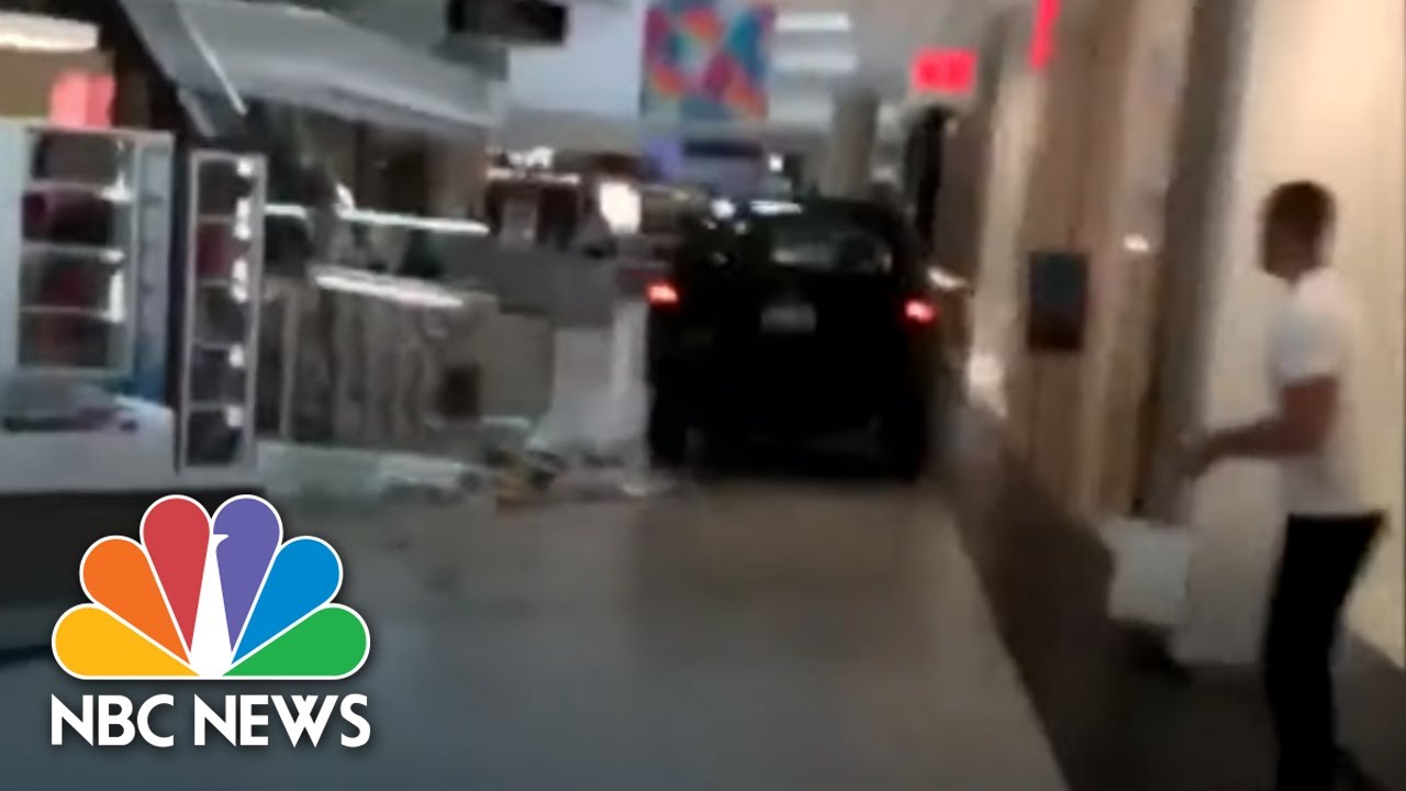 Watch: Car Causes Destruction Driving Through Illinois Mall | NBC News ...