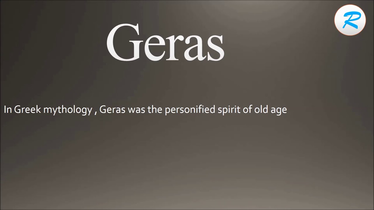 How to pronounce GERAS - YouTube