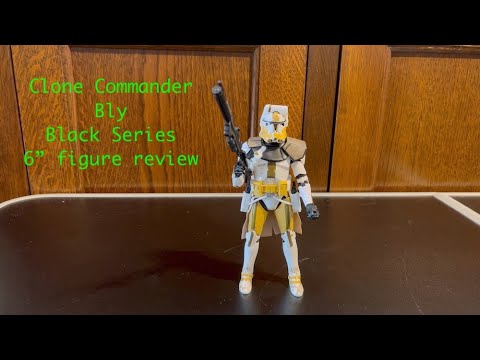 Clone Commander Bly Black Series 6\