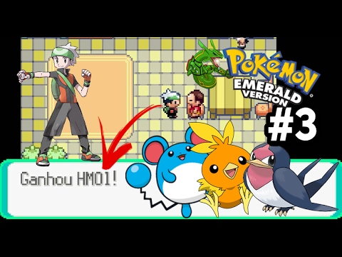 Pokémon Emerald #3 - HM01 CUT e Novos Pokémons!!! - YouTube