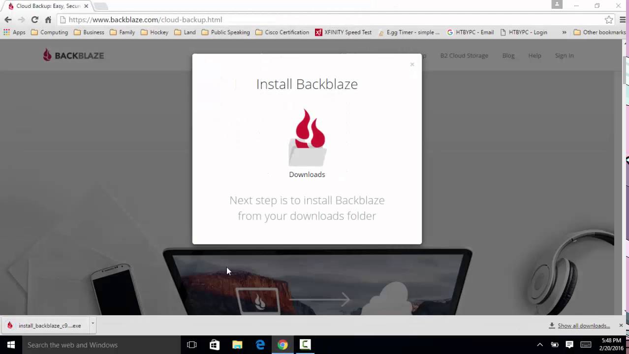 Setup your 15 Day Free Trial of Backblaze - YouTube