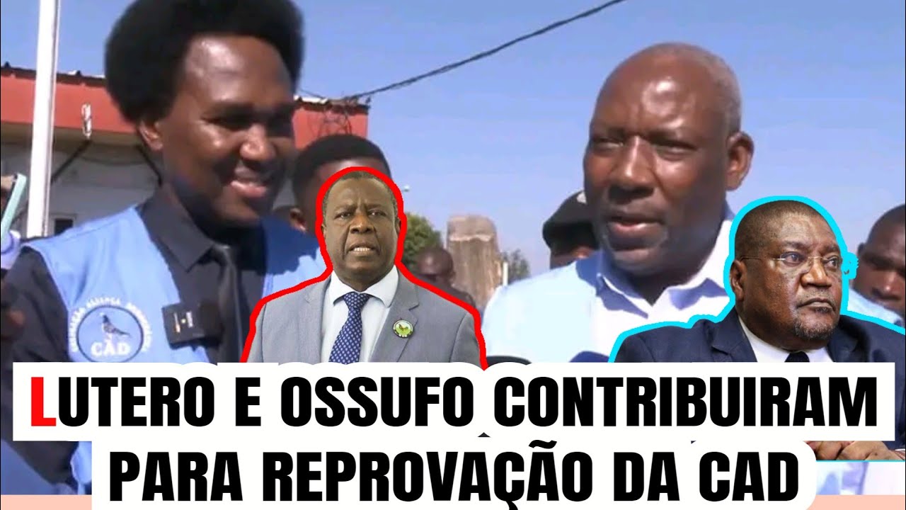 PRESIDENTE DA CAD ACUSA PARTIDO RENAMO E MDM - YouTube