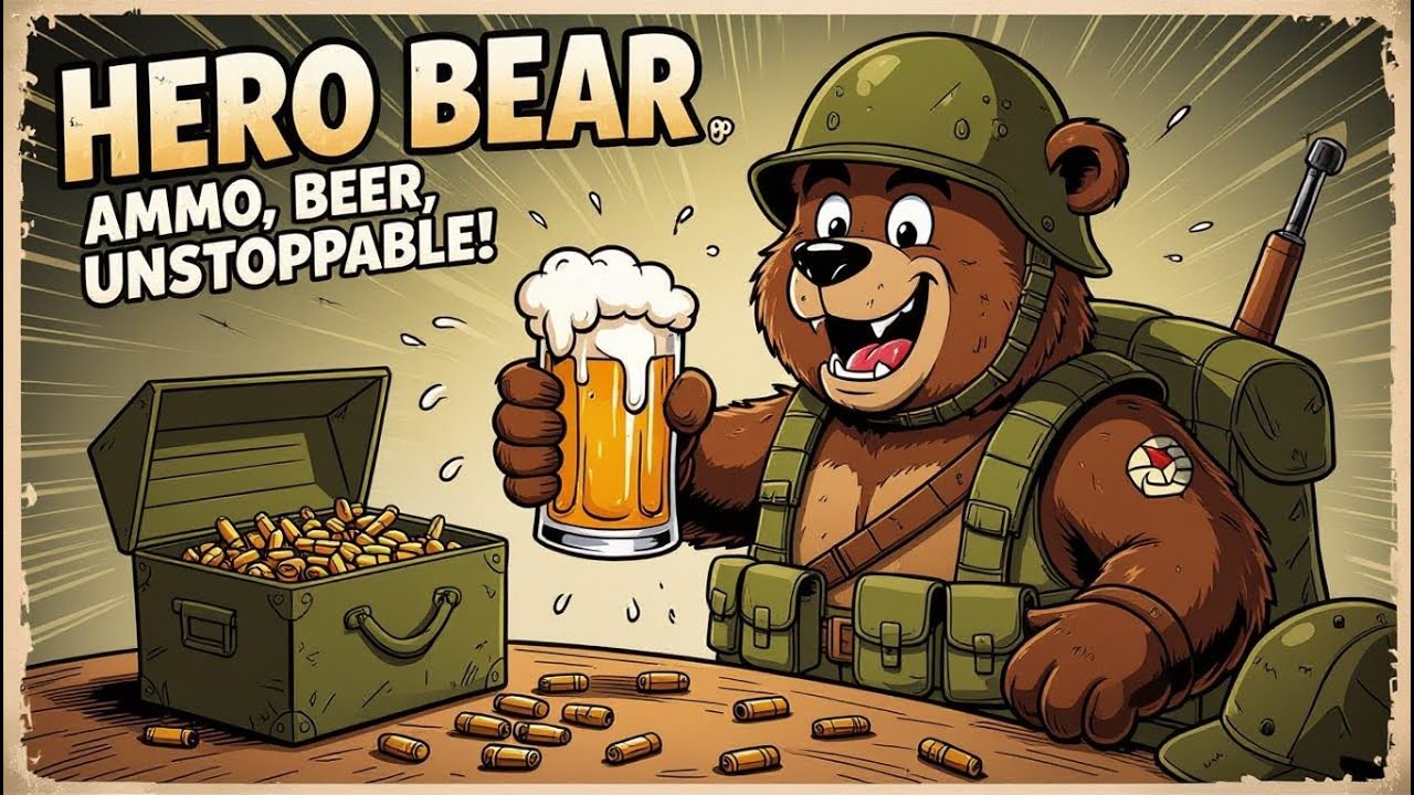 Wojtek: The Bear Who Fought in WWII and Drank Beer - YouTube