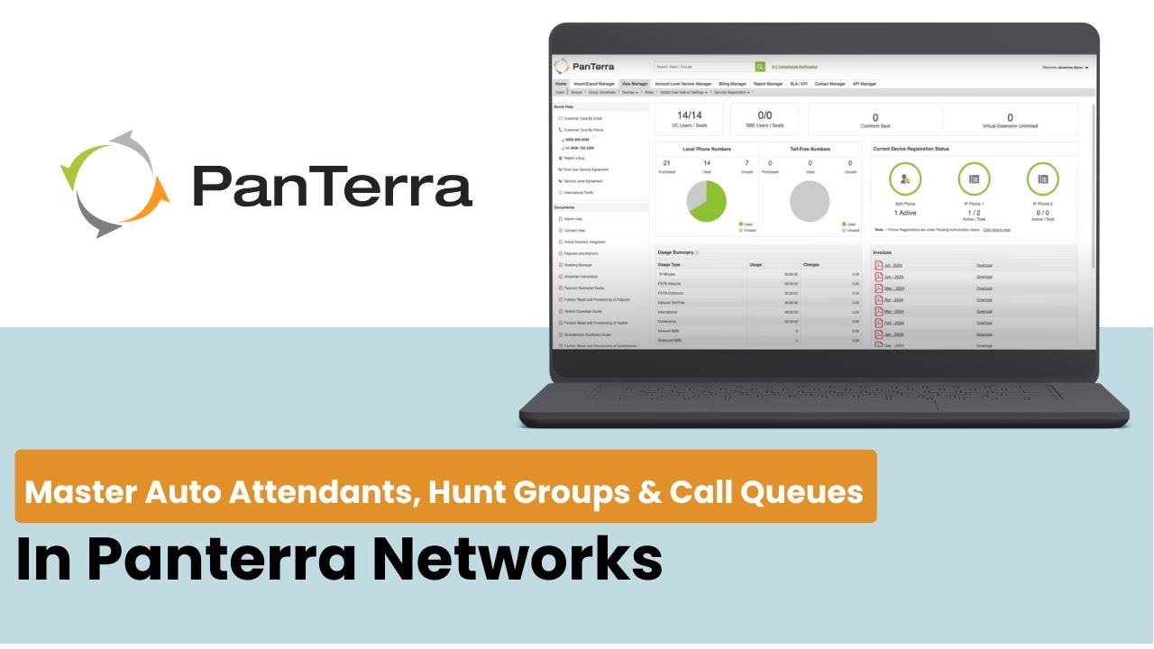 Understanding Auto Attendants, Hunt Groups, and Call Queues | PanTerra Networks Tutorial - YouTube