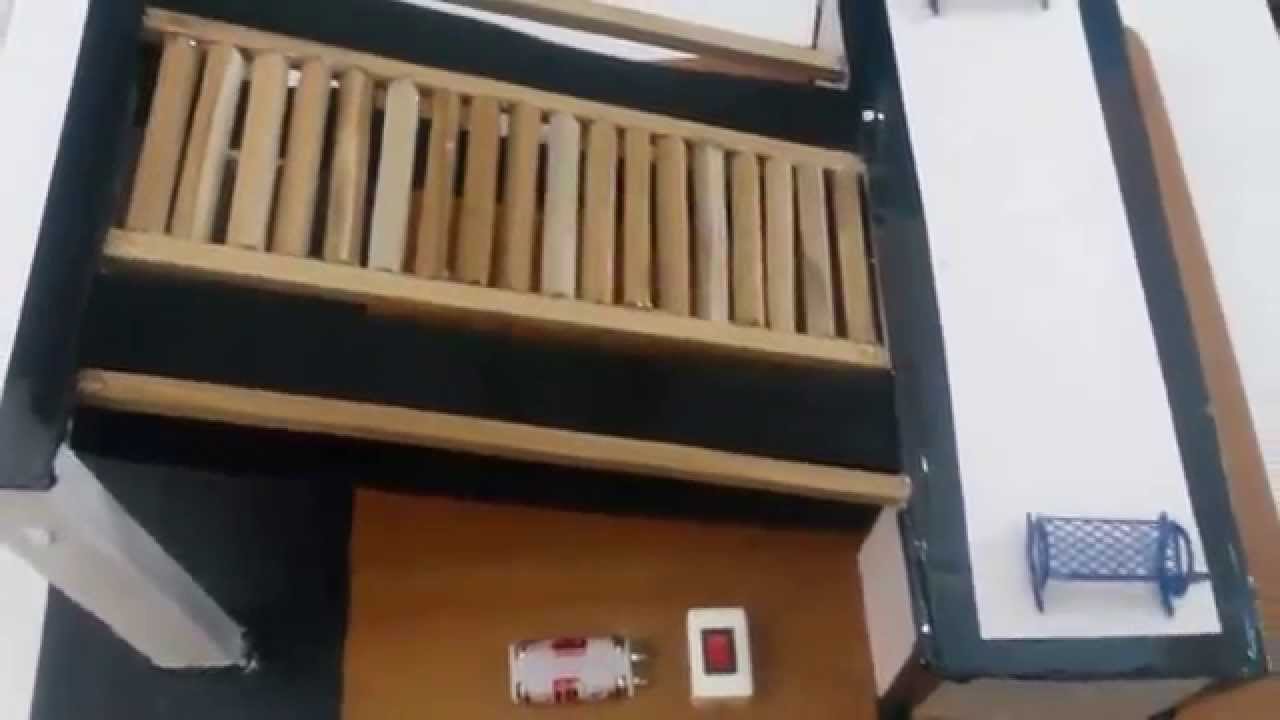 Escalator working model - Science Projects - YouTube