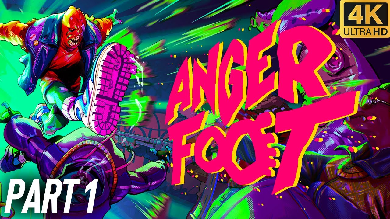 Anger Foot Full Walkthrough 4K | Part 1 - Levels 1-15 + Boss Fight ...